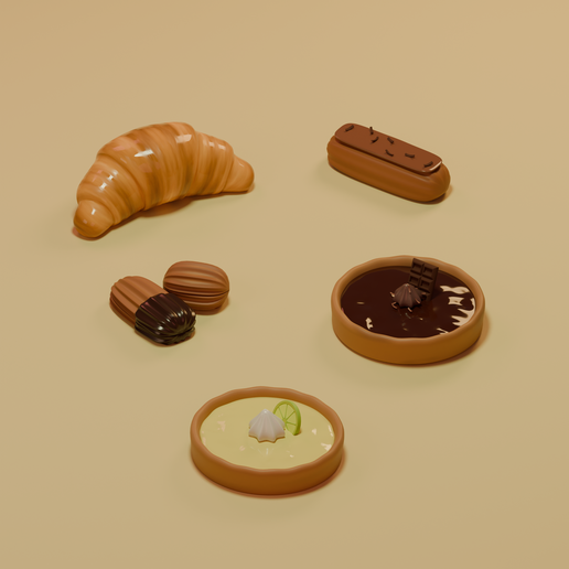 STL file 3d food models 🌐 (OBJ)・3D printer model to download・Cults