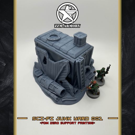 ⭐ SCI-FI JUNK YARD 001・ 3D File for 3D printing・Cults