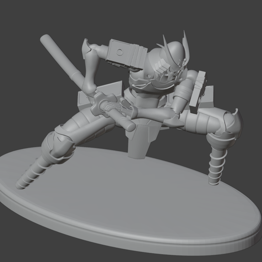 🗡️ Wezaemon the Tombguard・ STL File for 3D printing・Cults