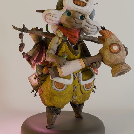 👹 Palico Monster Hunter Wilds (Printable)・ STL File for 3D printing・Cults