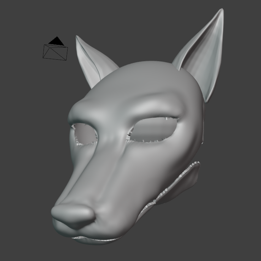 🎭 Ears for Legoshi cosplay head base・Free 3MF File for 3D printing・Cults