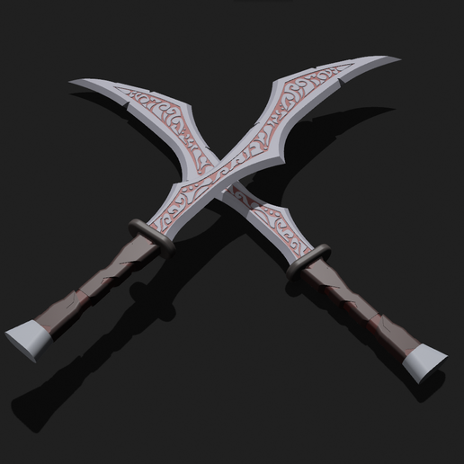 STL file League Of Legends Katarina's Daggers Prop ( 1/1 Scale ) 🦸 ・3D ...