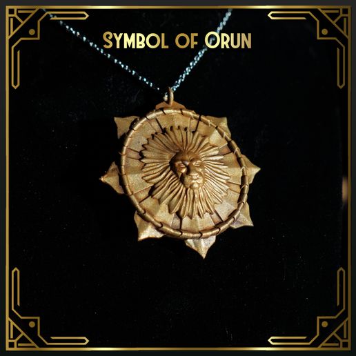 🎲 Symbol of Orun - Unexpectables・Free OBJ File for ・Cults