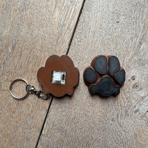 👌 Fidget clicker dog paw v2・ 3MF File for 3D printing・Cults