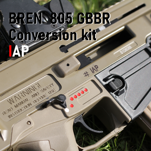 🔫 AIRSOFT GBBR BREN 805 CONVERSION KIT・ STL File for 3D printing・Cults
