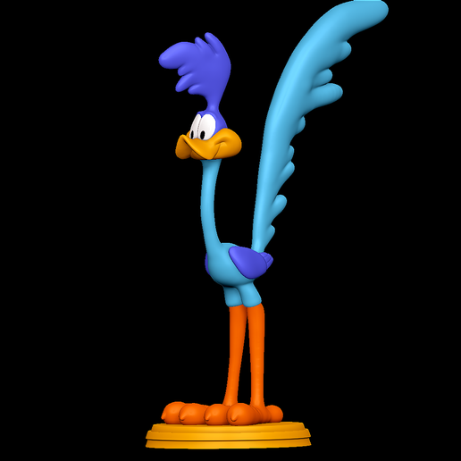 🐦 Road Runner - Looney Tunes・ STL File for 3D printing・Cults