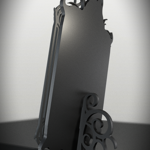 🖼️ Frame n21 gothic with stand・ 3D File for 3D printing・Cults