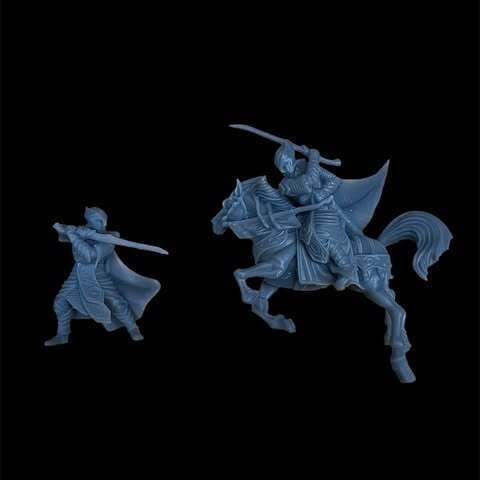 🧝 Golden Haired Elf Champion・ 3D File for 3D printing・Cults
