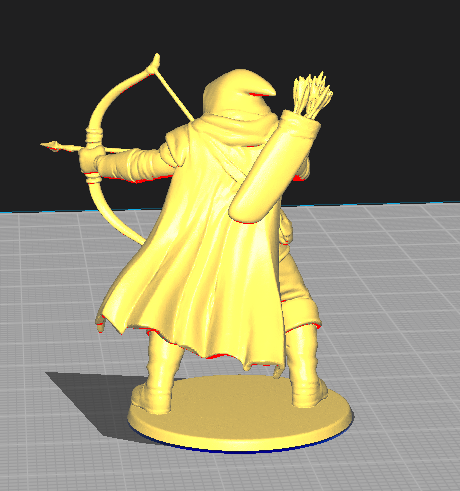 🎲 Ranger STL - Fantasy Archer Miniature for DnD & Tabletop RPGs・Free STL File for 3D printing・Cults