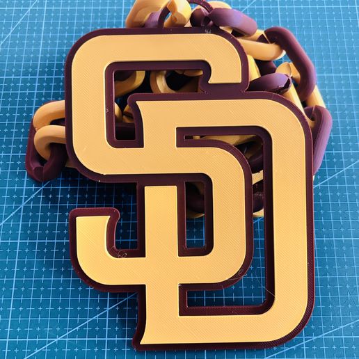 🎭 San Diego Padres MLB Network・ STL File for 3D printing・Cults