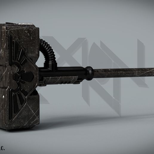 🌩️ Thunder Hammer STL File・ 3D File for 3D printing・Cults