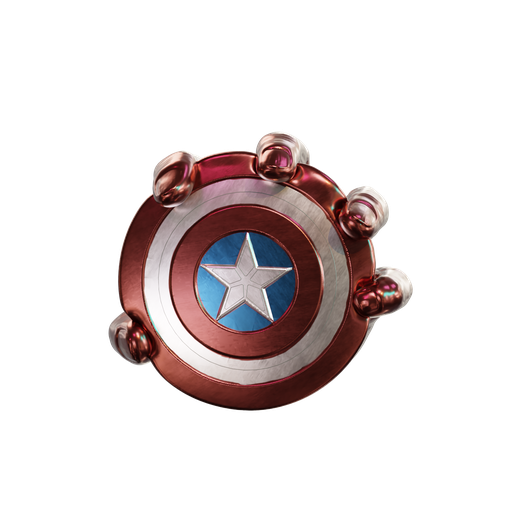 3D file Captain America Shield Red Hulk Wall Display 🛡️ ・3D print model ...