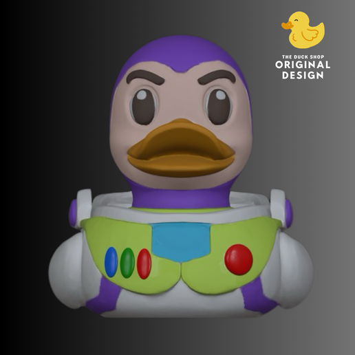 🦆 Buzz Lightyear Duck・ STL File for 3D printing・Cults