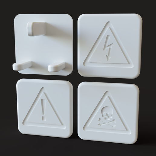 🔌 TYPE G PLUG SOCKET COVER・ STL File for 3D printing・Cults