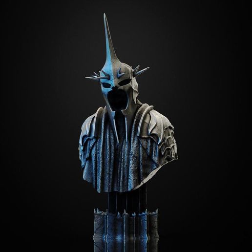 Archivo 3D Sauron, Saruman, Witch King & Balrog Bust 3D STL Models ...