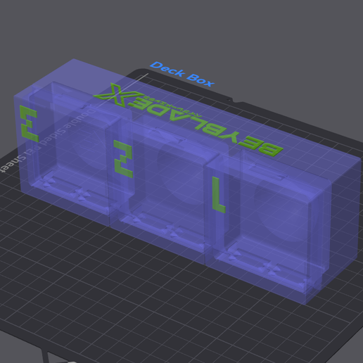 📦 Beyblade X Deck Box・ STL File for 3D printing・Cults