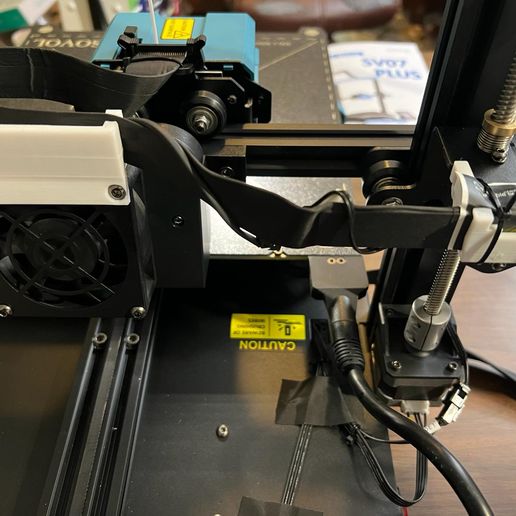 Soval SV07 Plus Gantry Cable Management Bracket・Free STL File for 3D ...