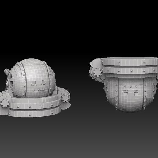 Ball Turret・ 3D File for ・Cults