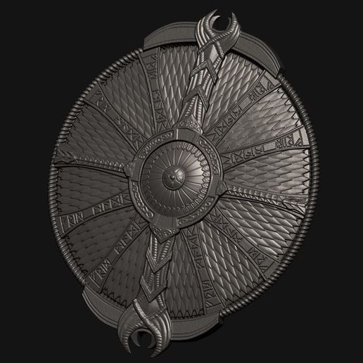 🛡️ Shield of Kratos - Guardian Shield - God of War・ STL File for ・Cults