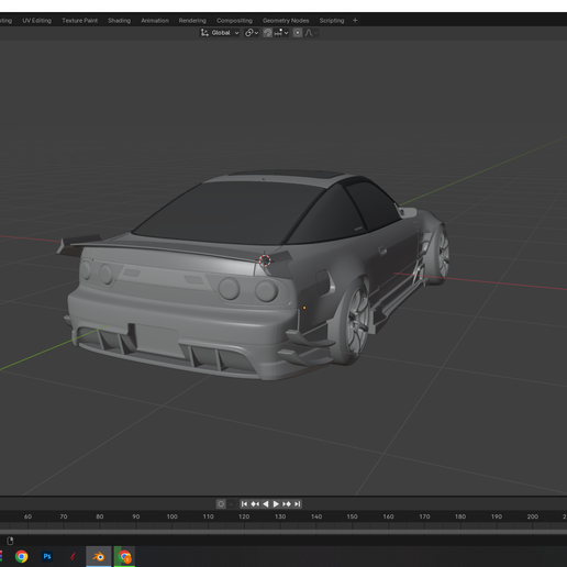 🚗 NISSAN 240SX STREET・ OBJ File for 3D printing・Cults
