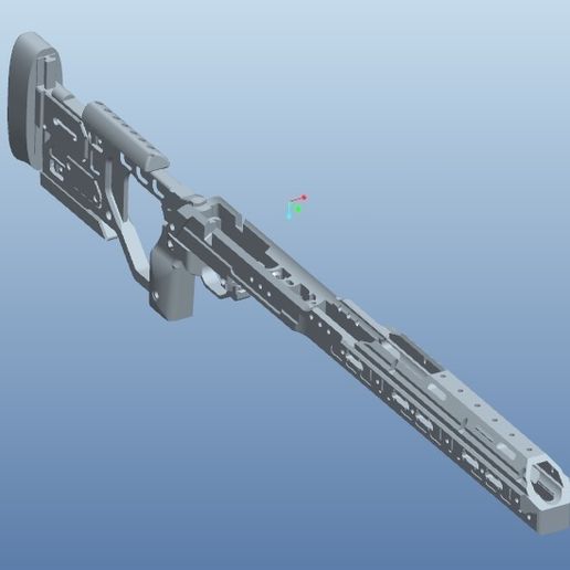 🔫 KRG C-4 Chassis for VSR-10 Airsoft Replica・ STL File for 3D printing ...