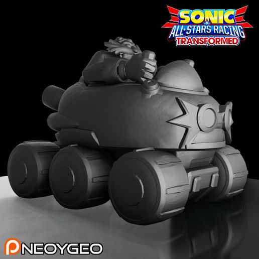 🎲 DR. EGGMAN - ROBOTNIK - SONIC & ALL-STARS RACING TRANSFORMED・ STL ...