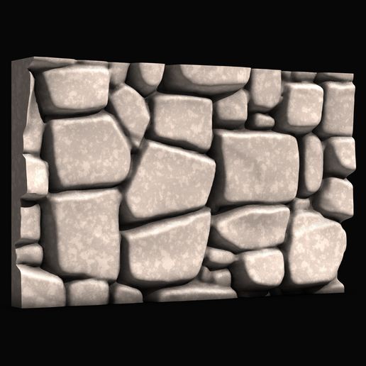 3D file Stone Wall 05 🏰 ・Template to download and 3D print・Cults