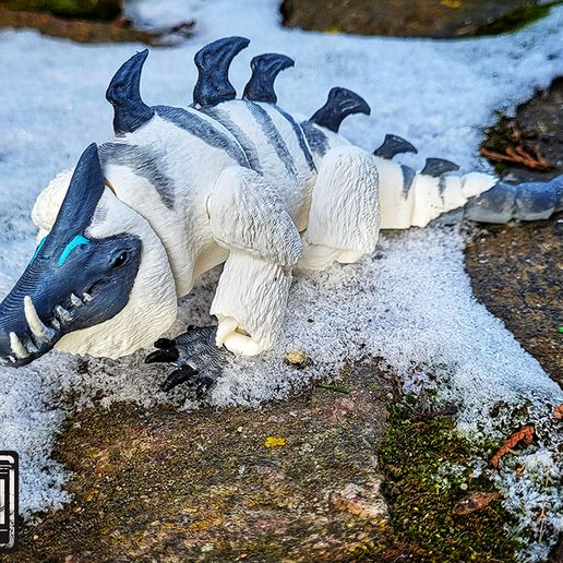 👽 Articulated Snowstalker - Subnautica・ 3D File for 3D printing・Cults