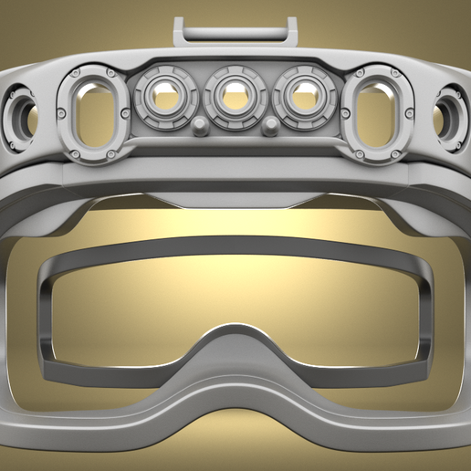 🔫 Airsoft Army IVAS goggles Hollow body・ STL File for ・Cults