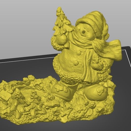 STL file giant snowman tea light ☃️ ・3D printer design to download・Cults