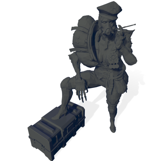 👤 Warframe 1999 - Major Rusalka Bust 2・ STL File for 3D printing・Cults