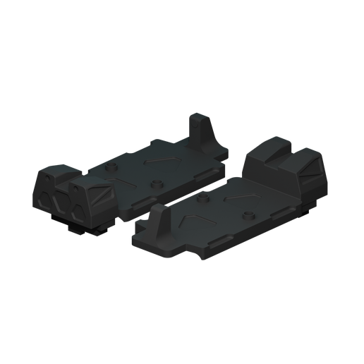 STL file Airsoft WE Glock 17/19 Rearsight RMR Plate mount 🔫 ・3D ...