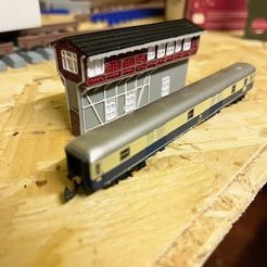 1:220 Z scale building for model railroad・1 3D Model & STL File to ...