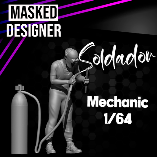 🧑‍🔧 WELDER MECHANIC (WELDER)・ STL File for 3D printing・Cults