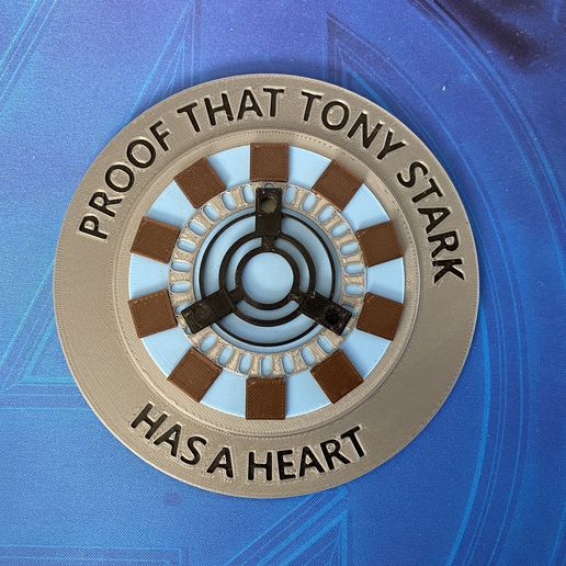 👨 Iron Man Arc Reactor Coaster / Action Figure Stand・Free STL File for ...