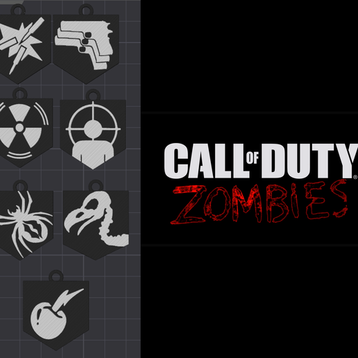 STL file CoD Zombies Perks Keychains 🎮 ・Model to download and 3D print ...