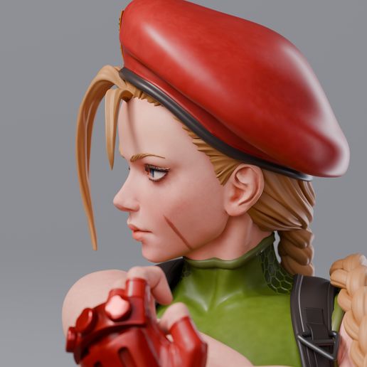👾 Cammy SSF2・ 3D File for 3D printing・Cults