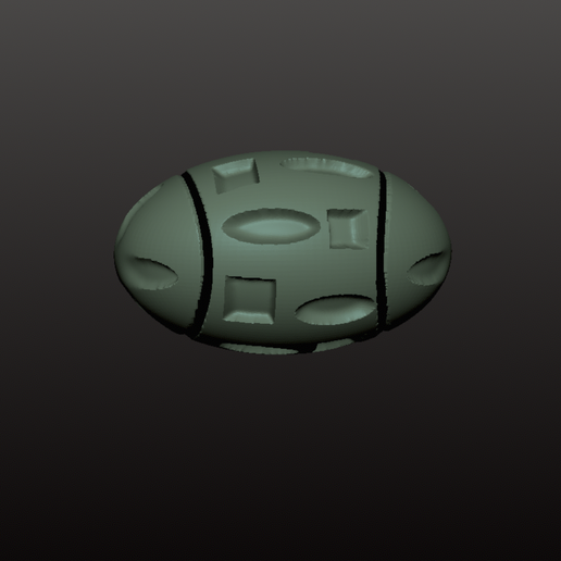 Free STL file Simple football 🏈 ・Design to download and 3D print・Cults