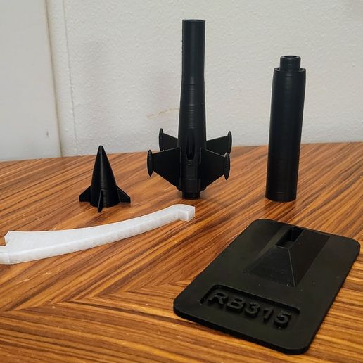 Free STL file SAAB RB 315 Anti Ship Missile With Display Stand 🚢 ...