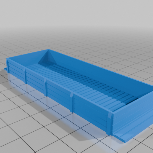 🚆 1860s 29' Gondola (HO SCALE)・Free 3D File for ・Cults