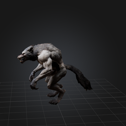 🐺 Werewolf・ STL File for 3D printing・Cults