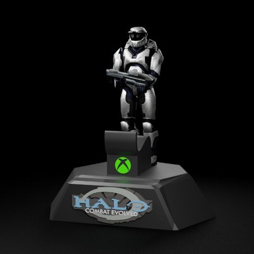 😇 Halo Combat Evolved Xbox controller stand・Free STL File for 3D ...