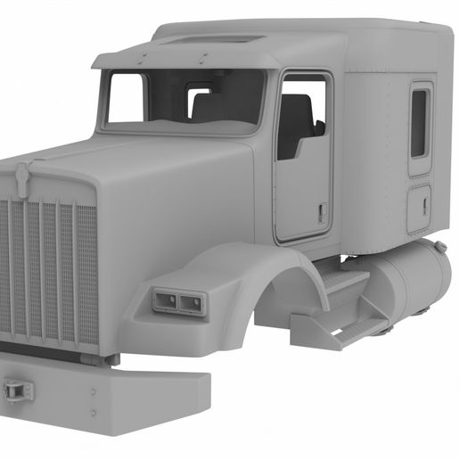 🚕 Kenworth T800-H 1/14 SCALE CAB・ STL File for 3D printing・Cults