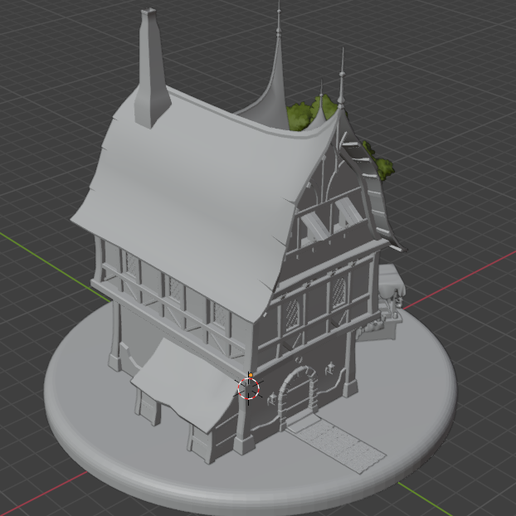 Archivo STL gratis Medieval Tavern 🏠 (OBJ)・Plan para descargar y ...