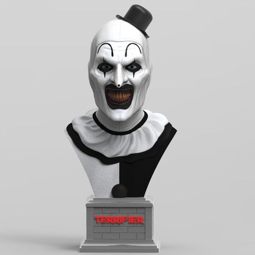 🎨 Art the clown _ terrifier bust・ STL File for 3D printing・Cults