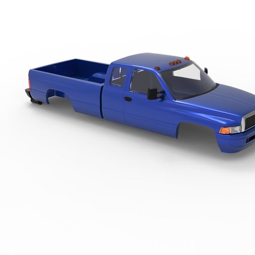 🐏 2000 Dodge Ram 2500 Quad Cab Cummins 4x4 Rc shell・ STL File for 3D ...