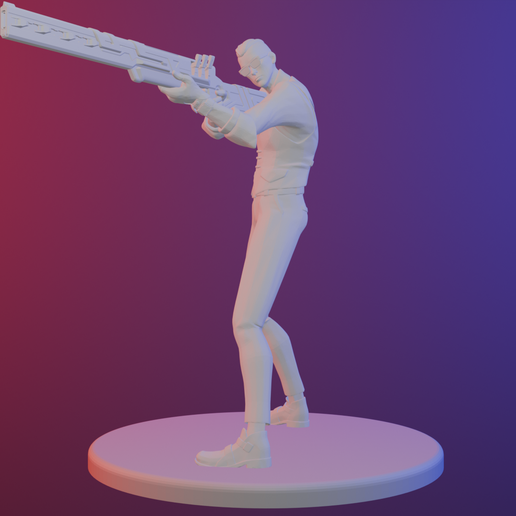 STL file Chamber Figure - VALORANT 🔫 ・3D print design to download・Cults