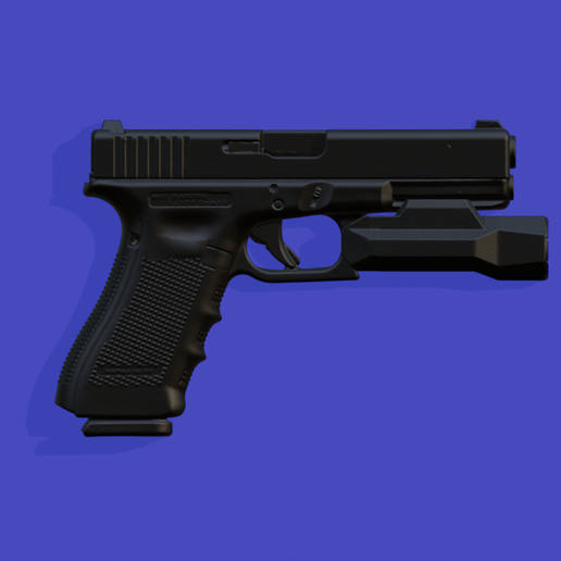 🔫 Glock G17 + Inforce wild 2 Real Size.・ STL File for 3D printing・Cults