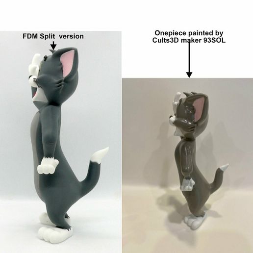🐱 Tom Cat - Onepiece・Free STL File for ・Cults