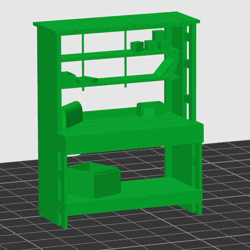 🎲 Workbench LVL1 Rust・Free STL File for 3D printing・Cults